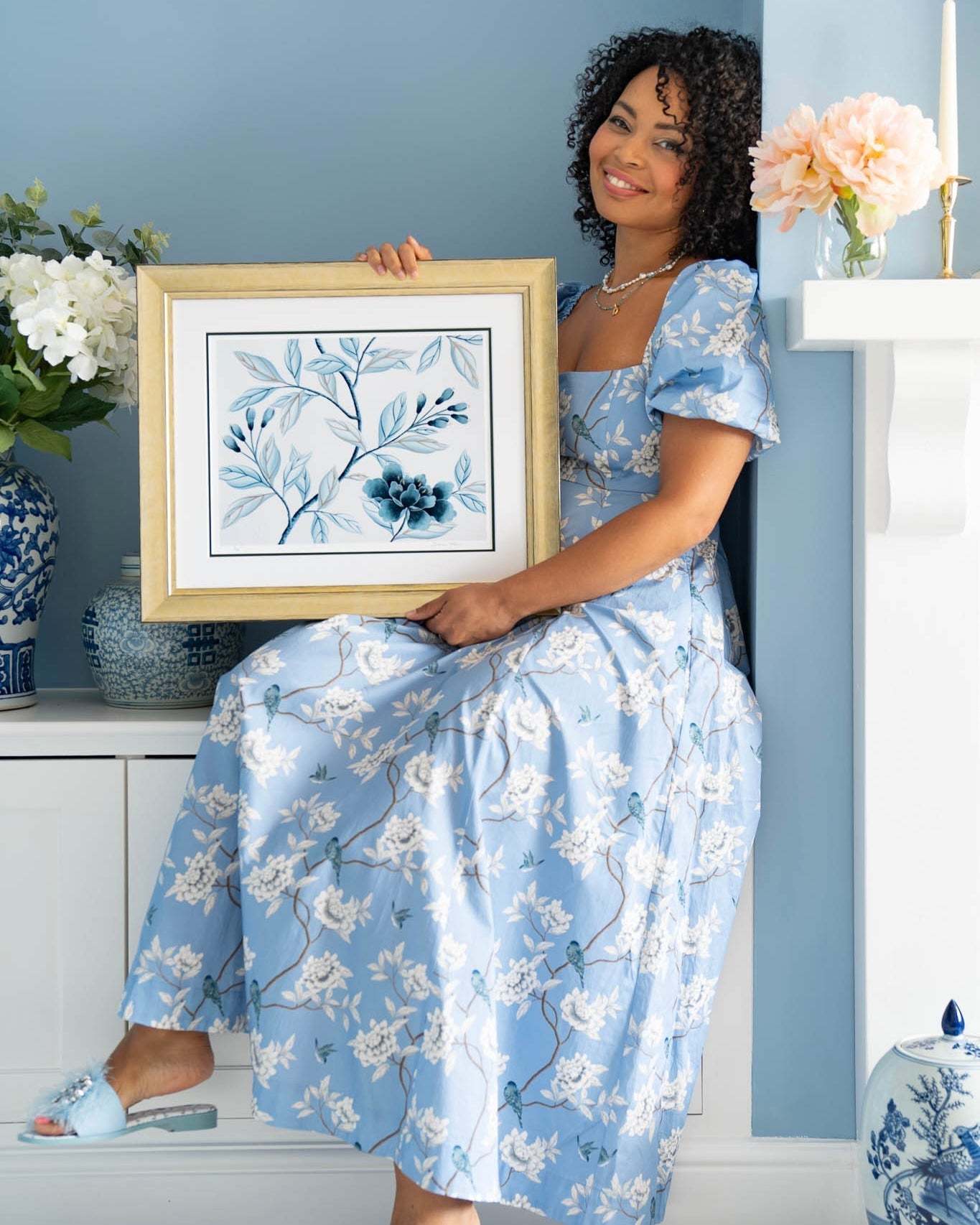 Regency Embellished Chinoiserie Wall Art Print – Diane Hill